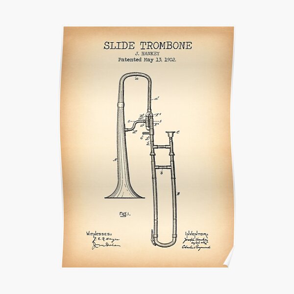 Trombone Posters | Redbubble
