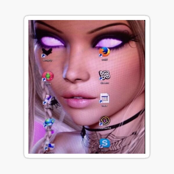 "imvu aesthetic" Sticker for Sale by sabrinamerg | Redbubble