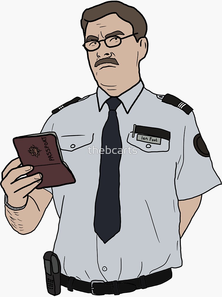 "Ian Foot Come Fly With Me" Sticker for Sale by thebcarts | Redbubble