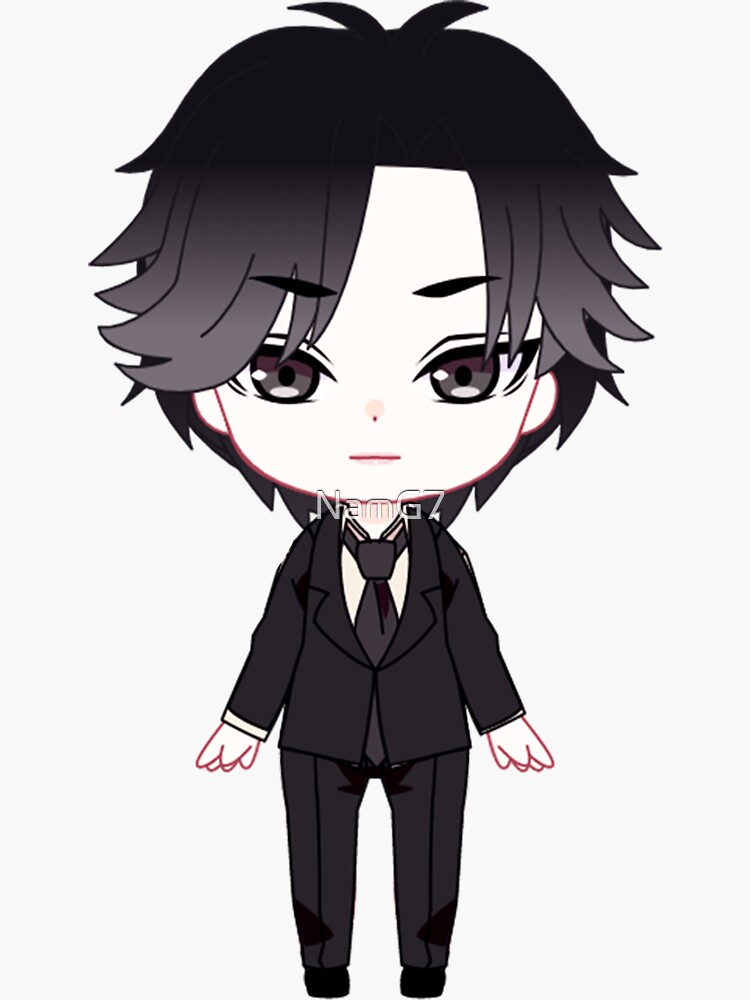 "jumin han chibi mystic messenger" Sticker for Sale by NamG7 | Redbubble