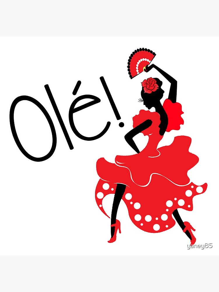 "Flamenco Ole Spanish Dancer" Art Print for Sale by yaney85 | Redbubble