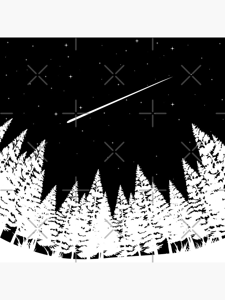 "Meteor Shower Astronomy Art" Sticker for Sale by artworkbyrihen ...