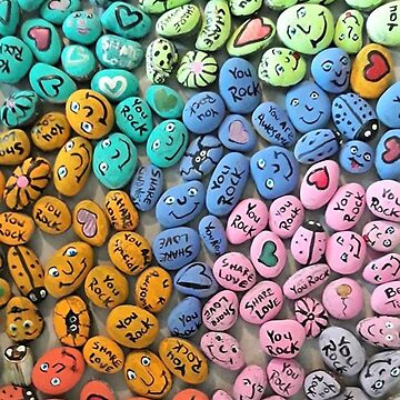 "Kindness Rocks" Sticker for Sale by craftsbydaphy | Redbubble