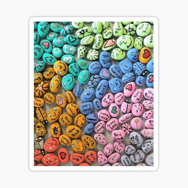 "Kindness Rocks" Sticker for Sale by craftsbydaphy | Redbubble