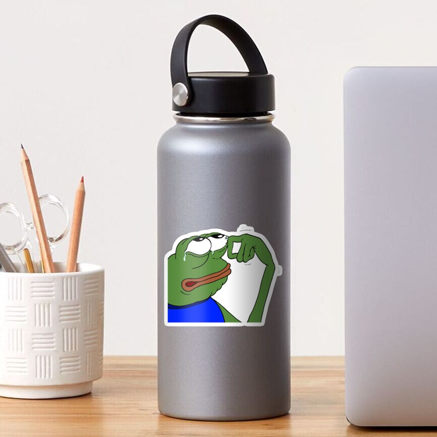 "Crying Peepo" Sticker for Sale by Andromedesign | Redbubble