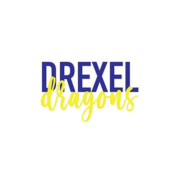 "Drexel Dragons" Sticker for Sale by shiltebeitel20 | Redbubble