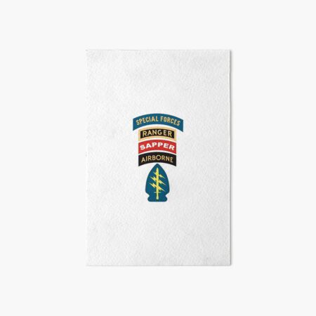 "Special Forces, Ranger, Sapper, Airborne patch" Art Board Print by ...