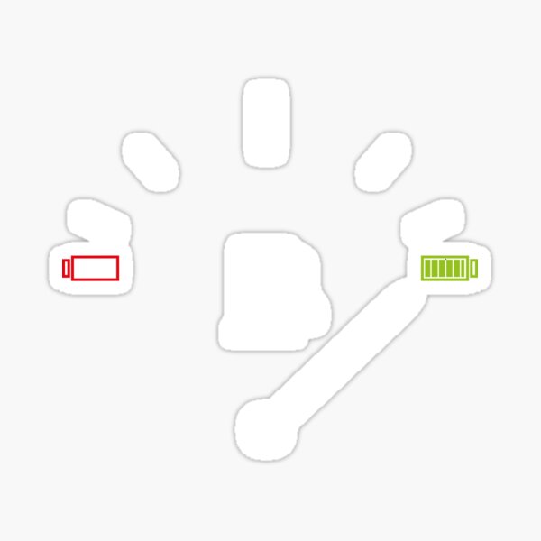 "charged car" Sticker by saadbentaouet | Redbubble