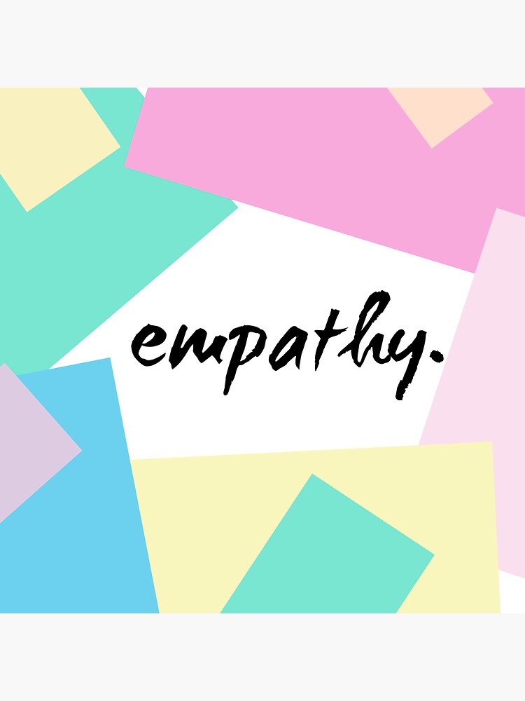 "Empathy." Sticker by Kardas | Redbubble