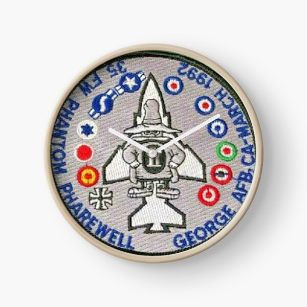 "USAF 35 FW PHANTOM PHAREWELL GEORGE AFB. CA-MARCH 1992 PATCH STICKER ...