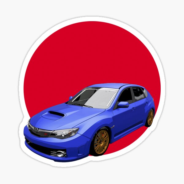 "Subaru Impreza WRX STI Stink Eye Hatchback" Sticker for Sale by ...