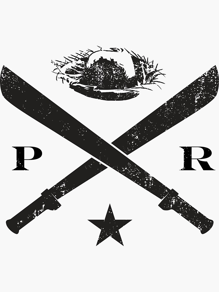 "Puerto Rico Machete" Sticker by creativefulcrum | Redbubble