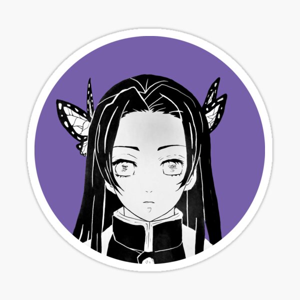 "Kouchou Kanae (Purple BG)" Sticker for Sale by mockingjaeart | Redbubble
