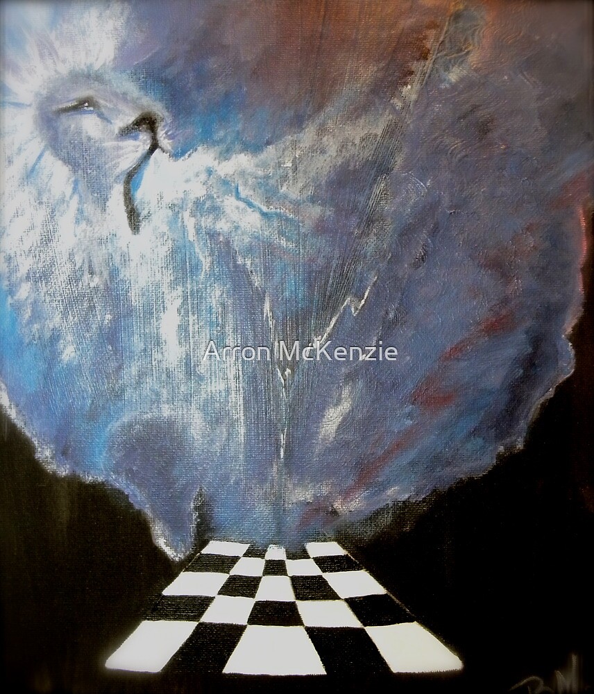 "Brenda's prophetic chess board of heaven." by Arron McKenzie | Redbubble
