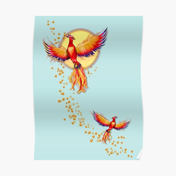 "Phoenix Rising" Poster by SpiceTree | Redbubble