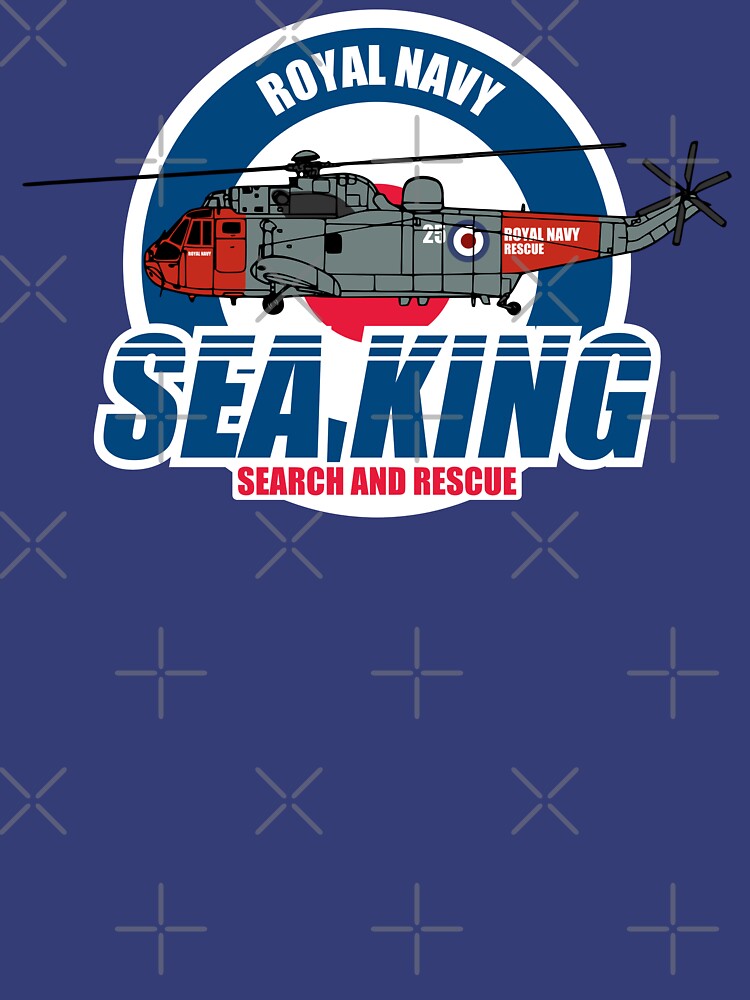 "Royal Navy Sea King Patch" T-shirt for Sale by StrongVlad | Redbubble | royal navy t-shirts ...