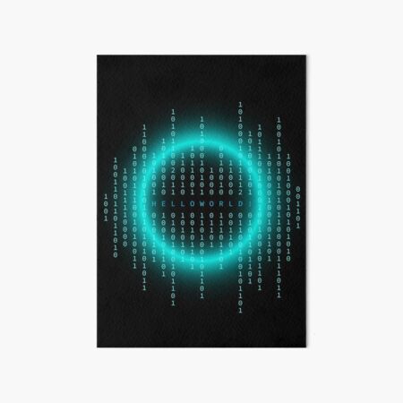 "Hello World Meme " Art Board Print by Lynjones819 | Redbubble