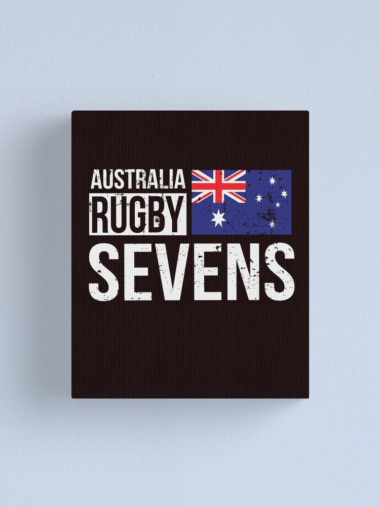 "Australia Rugby Sevens 7s Proud Fans Of Aussie Team graphic" Canvas ...