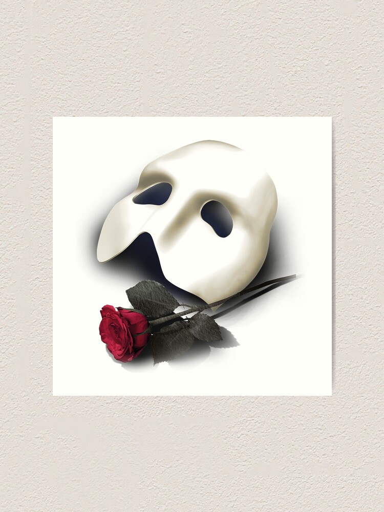 "phantom-mask" Art Print by Leyzel | Redbubble