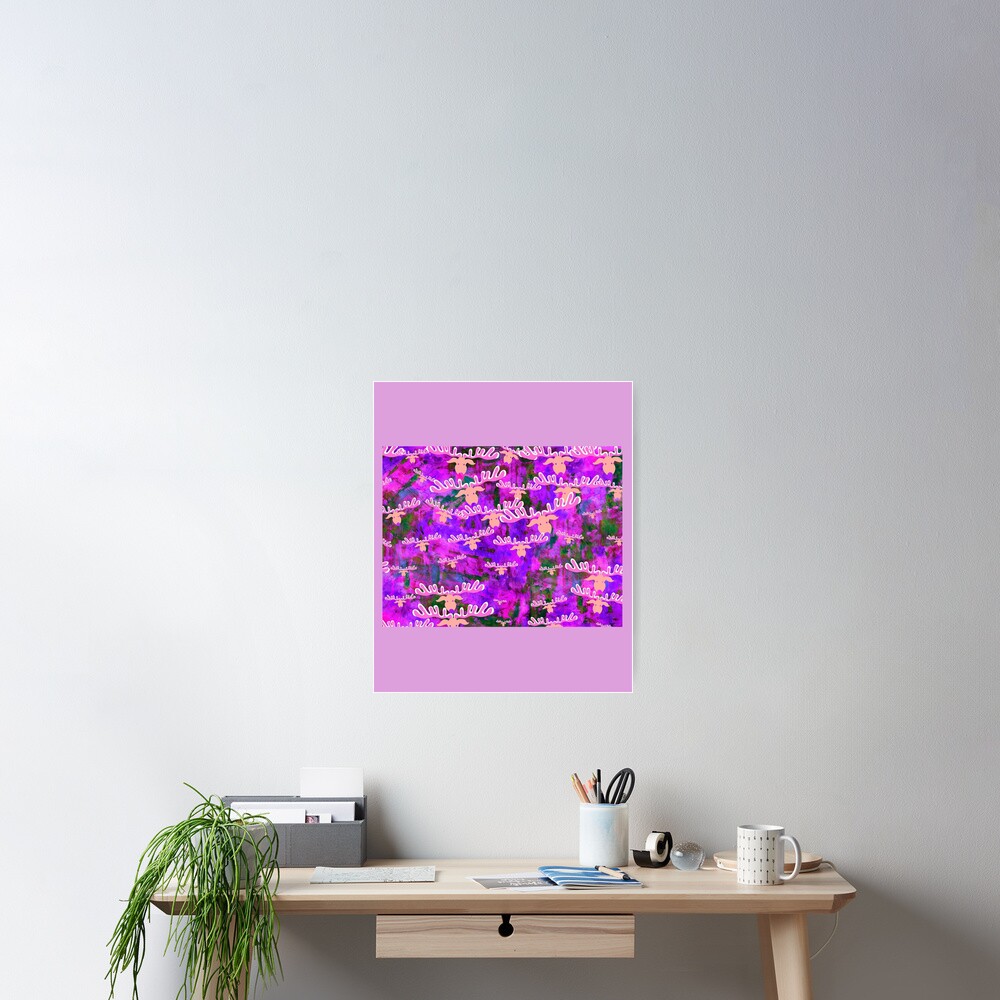 "Pattern With Purple Color" Poster by abshir | Redbubble