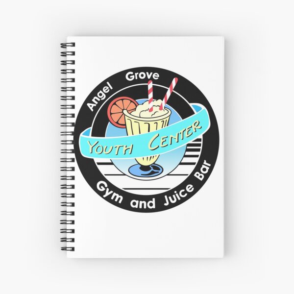 "Mighty Morphin Power rangers youth center logo" Spiral Notebook for ...
