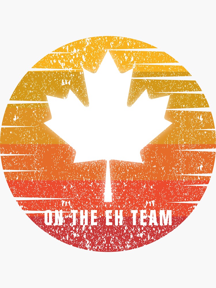 "ON THE EH TEAM" Sticker by Dieowl | Redbubble