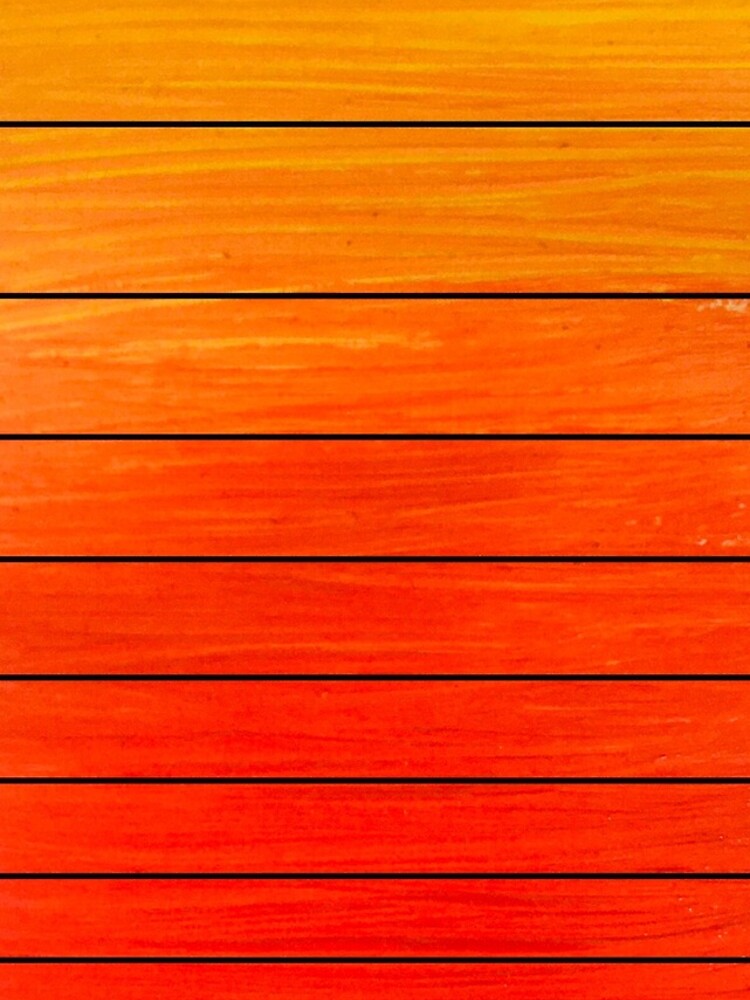 "Sunset- Yellow, orange and red ombré black fading lines" iPhone Case ...