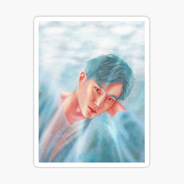"Underwater | EXO Suho " Sticker for Sale by incazeloart | Redbubble