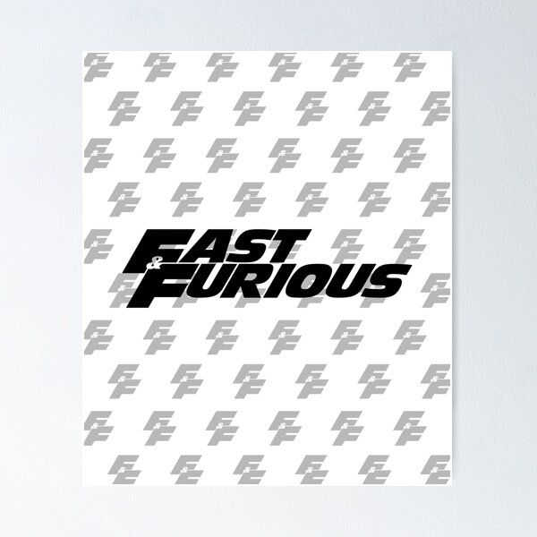 "Fast & Furious 9 Logo" Poster by NicoRodriguez | Redbubble
