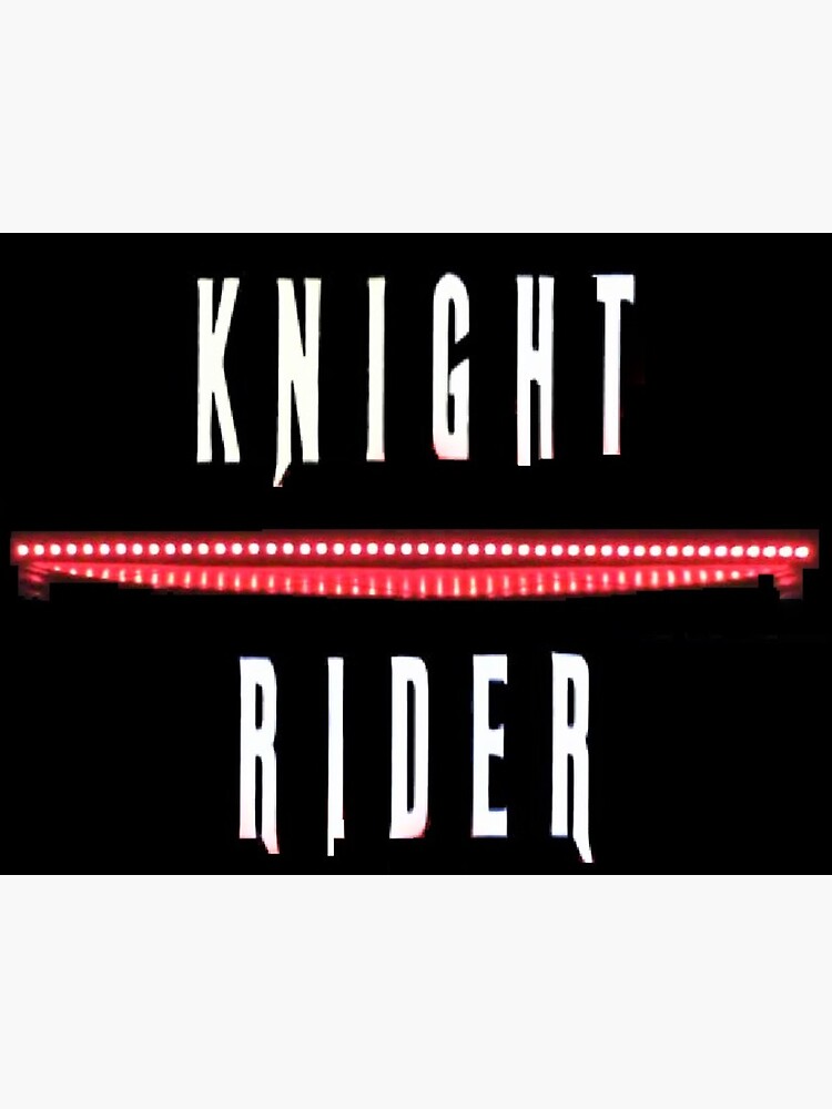 "Knight Rider" Sticker by DOCFFC | Redbubble