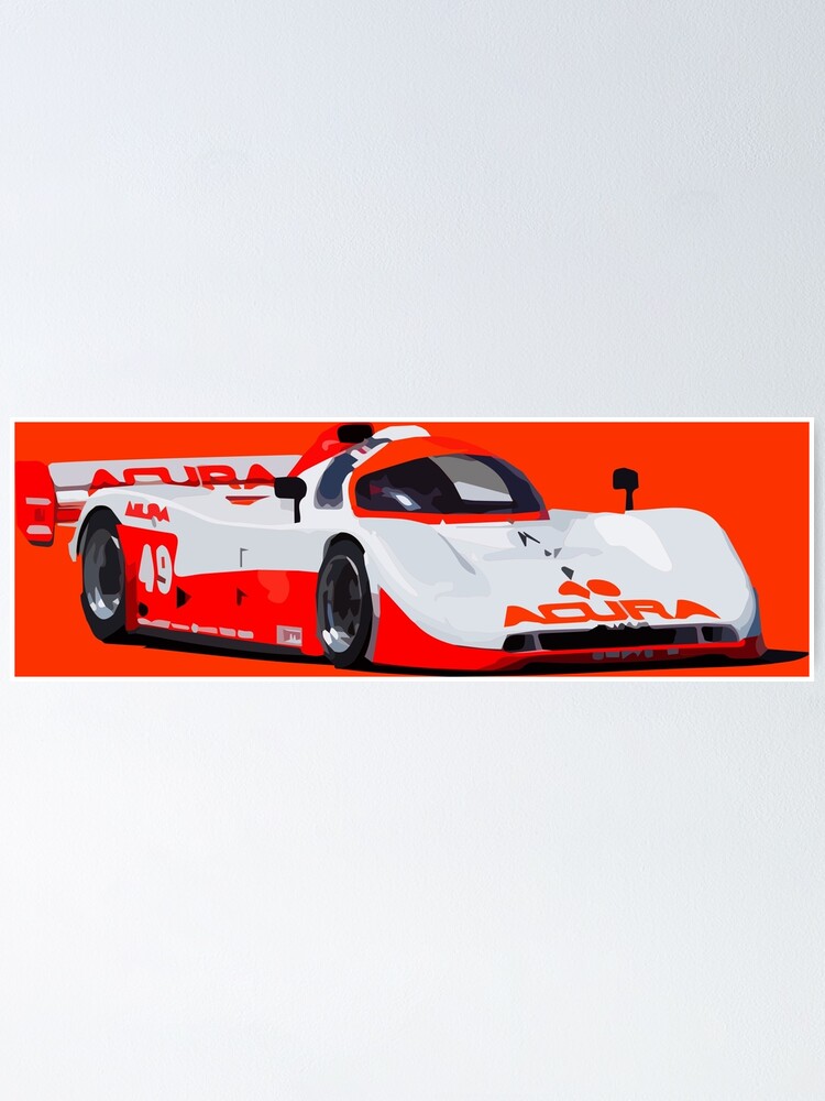 "Spice SE91P Acura GTP Racer" Poster by FromThe8Tees | Redbubble