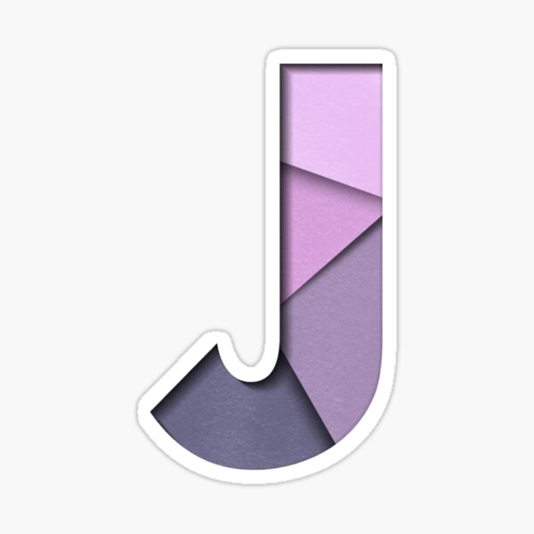 "Letter J" Sticker for Sale by emilyhowell5 | Redbubble