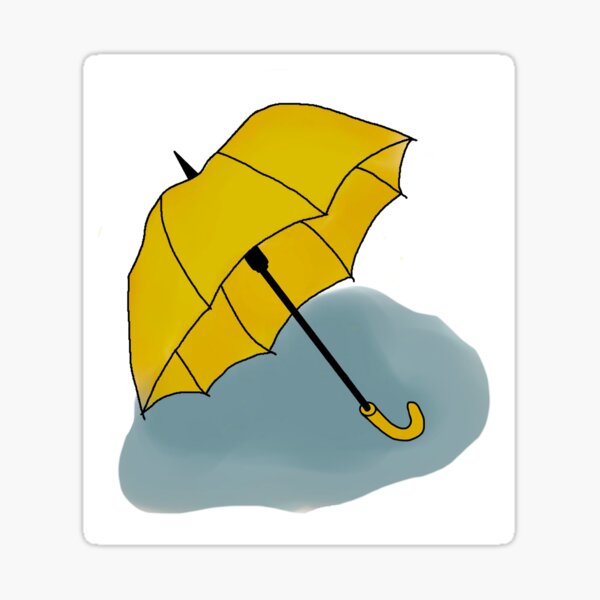 "Umbrella" Sticker by PastelGhost1975 | Redbubble
