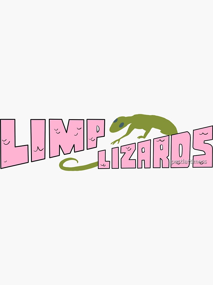 Pegatina «Logotipo de Limp Lizards» de pertlattimers | Redbubble