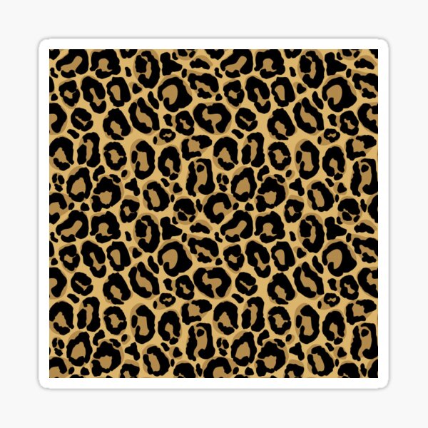 "Leopard Print" Sticker for Sale by Coolkinglou | Redbubble