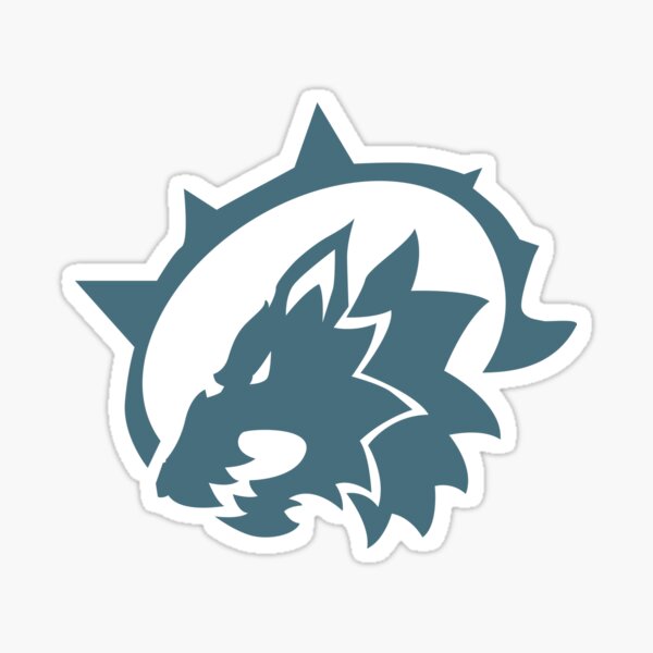 Sticker « Clan Frost wolf », par Polox | Redbubble