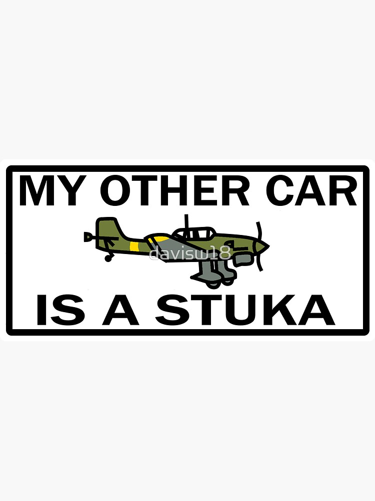 "Stuka!!" Sticker for Sale by davisw18 | Redbubble
