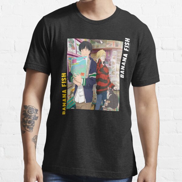 "Banana Fish " T-shirt for Sale by FandomsKill | Redbubble | banana ...