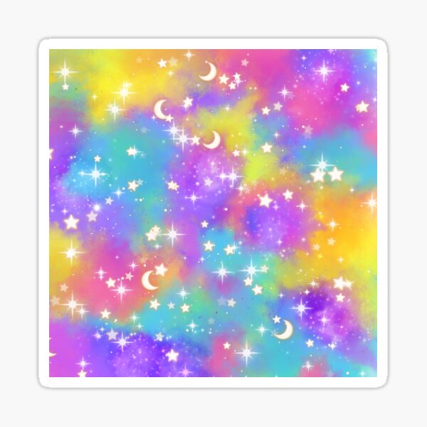 "Rainbow Galaxy" Sticker for Sale by dagutierrez217 | Redbubble