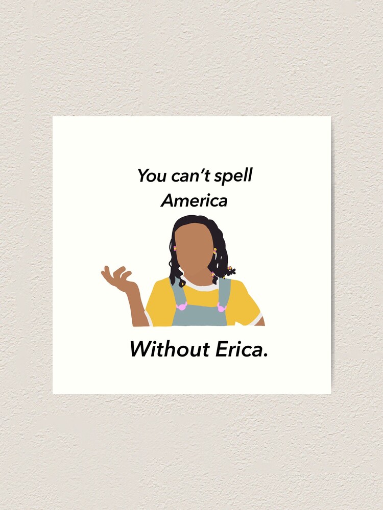 "Stranger Things Erica Sticker" Art Print by tgreven | Redbubble