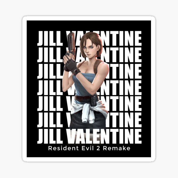 "Jill Valentine Resident Evil " Sticker by carubancreative | Redbubble