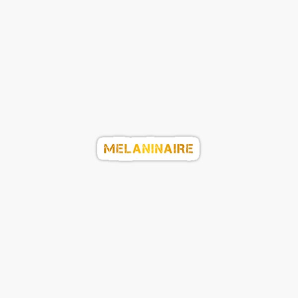 "Melaninaire Black Melanin " Sticker by MedKac | Redbubble