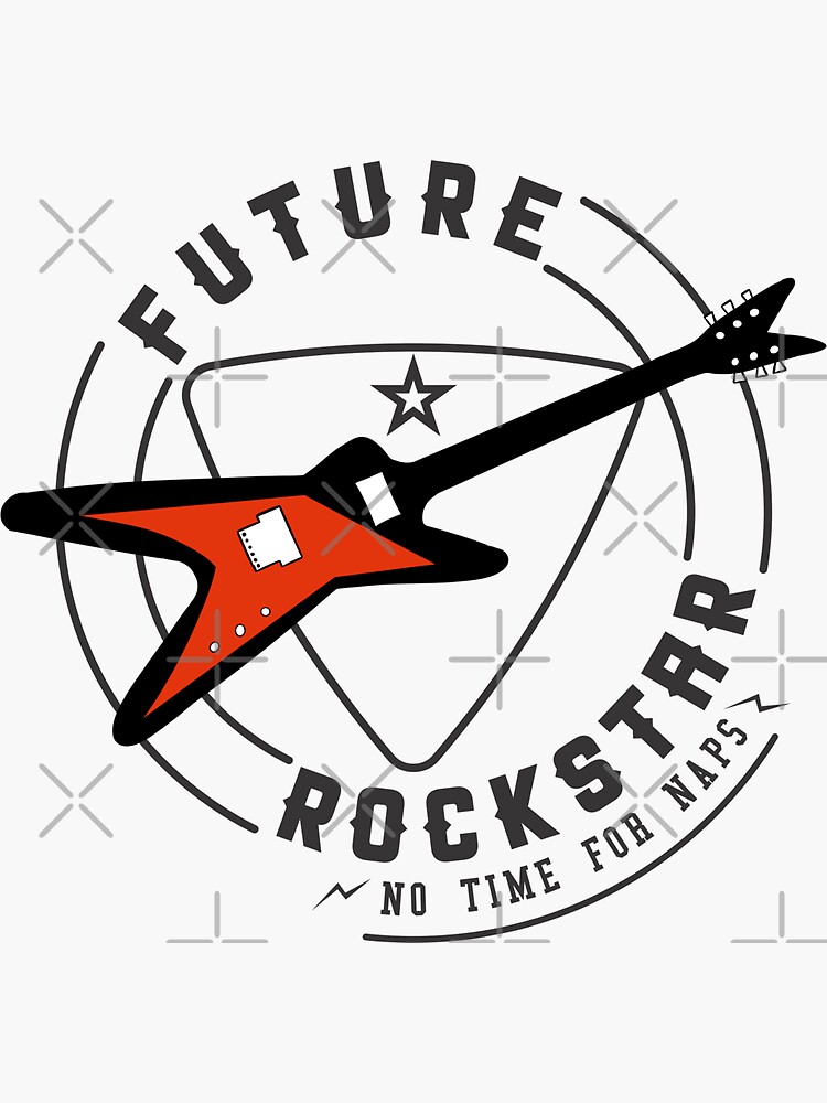 "Future Rockstar" Sticker for Sale by futurekidlets | Redbubble