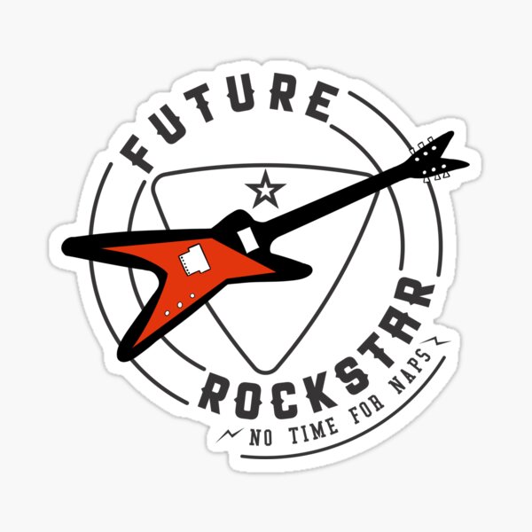 "Future Rockstar" Sticker for Sale by futurekidlets | Redbubble