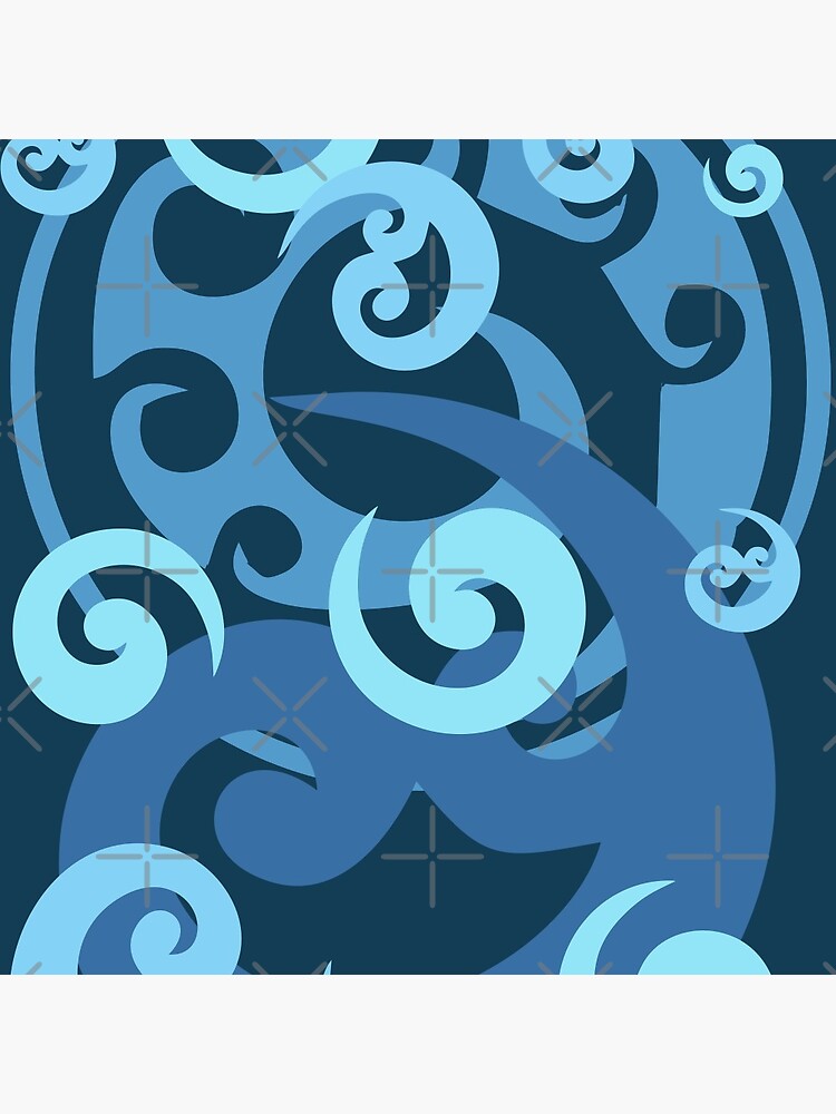 "Koru design, Blue" Pin for Sale by Kiwidom | Redbubble