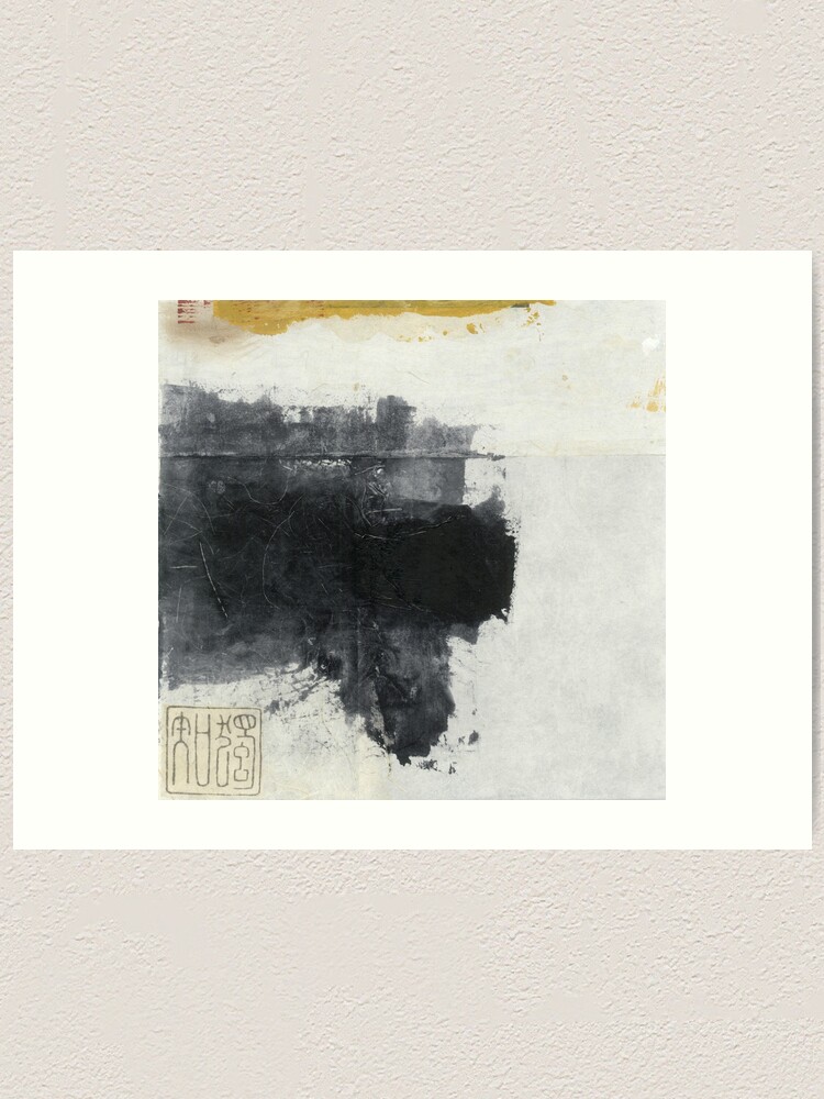 "Black Ink Spill Art Collage" Art Print by ElenaRay | Redbubble