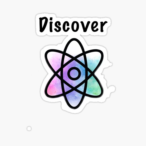 "Discover your science" Sticker by sciencecolors | Redbubble