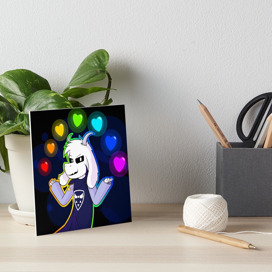 "Asriel Dreemurr God Form" Art Board Print by MoraxTheLizard | Redbubble