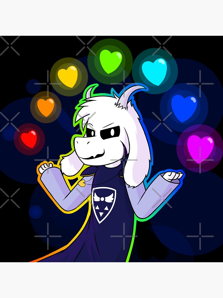 "Asriel Dreemurr God Form" Art Print for Sale by MoraxTheLizard | Redbubble