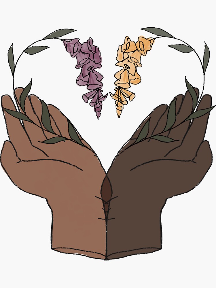 "Togetherness" Sticker by agalgano | Redbubble